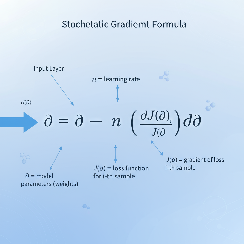 Implementation of stochastic gradient descent optimization in machine ...